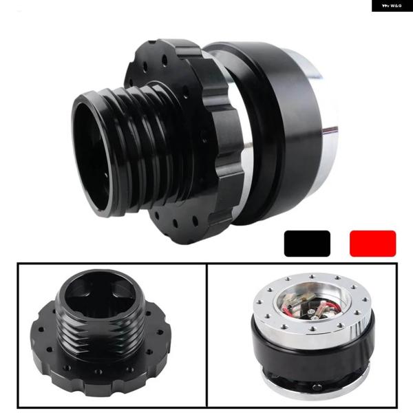 レーシングカー ステアリングホイールアダプター クイックリリースボスキット THRUSTMASTER T500 T300 T-GT TX カスタム パーツ アクセサリーMaterial:AluminumModel Name:SWP007+S...