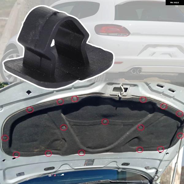 ボンネット エンジンフード サウンドデッドナー 断熱クリップ リベット VW シロッコ 2008 - 15 カスタム パーツ アクセサリーHigh-concerned chemical:NoneItem Weight:20gItem Hei...
