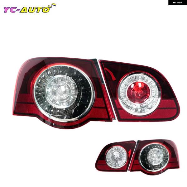 リアテールライト ランプ DRL アウター インナー フォルクスワーゲン VW パサート B6 センダン 2006 - 11 ダークレッド カスタム パーツ アクセサリーHigh-concerned chemical:NoneSpecial...