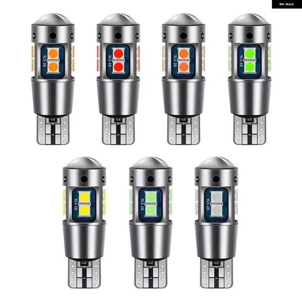 4個 T10 LED 電球 10SMD 3030 多用途 室内 テールポジション サイドマーカー パーキング ライト 12V カスタム パーツ アクセサリーHigh-concerned chemical:NoneVoltage:12 VBr...