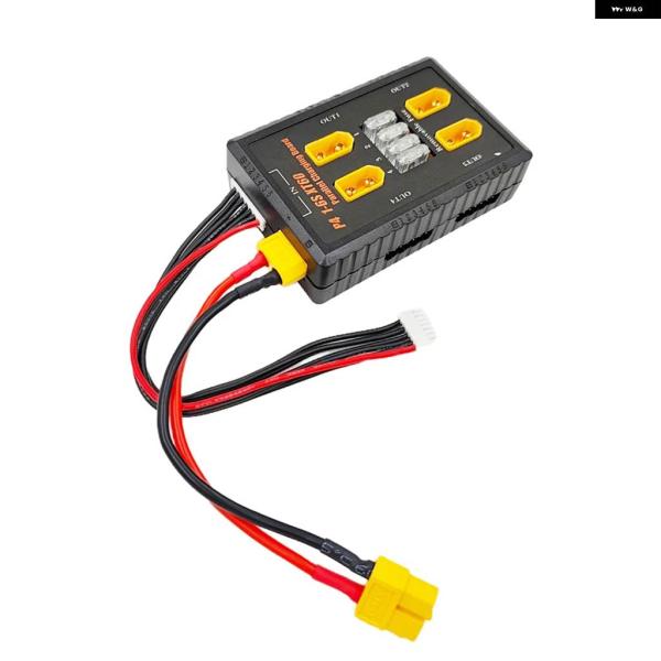P4 1-6S XT60 プラグパラレル充電ボードは20A入力と4出力チャンネルを サポート しヒューズを備えて カスタム パーツ アクセサリーHigh-concerned chemical:NoneIs Electric:No Batte...