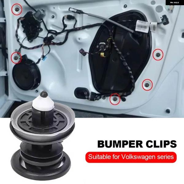 アウディ VW PASSAT B7 A4 B8 GOLF MK6 TOUAREG POLO Q5 10/20/30個 車ドア パネル バックル トリム カード 滑り止め クリップ ファスナー カスタム パーツ アクセサリーHigh-conc...