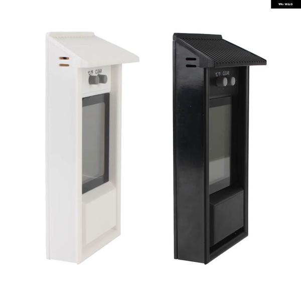 ガーデン温室用最大/最小温度計屋内/屋外用デジタル ディスプレイ スクリーンゲージ気象センサーLCD電子温度計 カスタム パーツ アクセサリーSmart Home Ecosystem Types:NoHigh-concerned chemi...