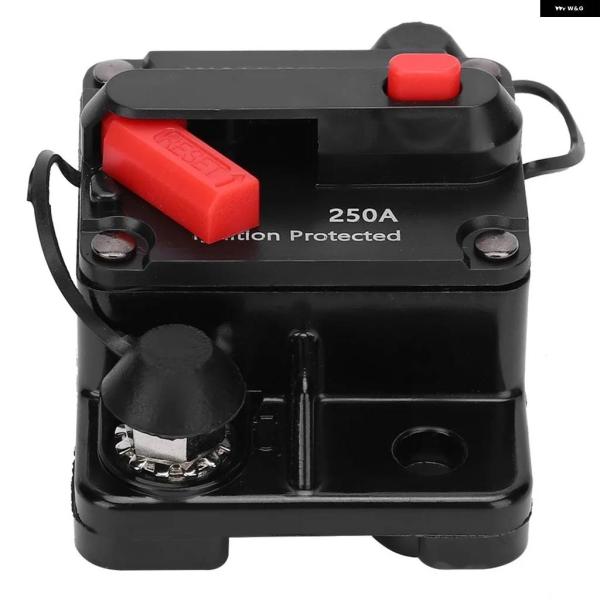 DC1242V サーキット ブレーカー 50A-300A 防水 設計 リセットヒューズ ホルダー スイッチヒューズ ホルダー トラック カスタム パーツ アクセサリーHigh-concerned chemical:NoneOrigin:Ma...