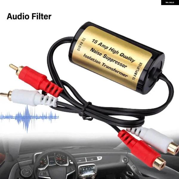 RCA オーディオ ノイズ フィルター RCA オス RCA メス オーディオ グラウンド ハミング ノイズ ループ カー フィルター ブザー音 B8X8 カスタム パーツ アクセサリーHigh-concerned chemical:Non...