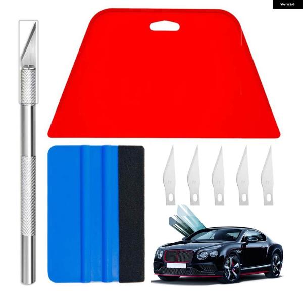 車用ウィンドウフィルム スムースツールキット 車両ガラスフィルム用スクレーパー フェルトカッター ステッカー 3Dカーボンロール デカール カスタム パーツ アクセサリーMaterial:PlasticOrigin:Mainland Chi...