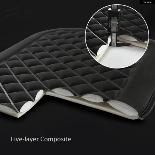 3Dサスペンションカーシート クッション メモリーフォーム滑り止めドライバーシート クッション 柔らかく通気性オフィスチェアシートカバー カスタム パーツ アクセサリーFilling:COTTONTarget Pet:CATThicknes...