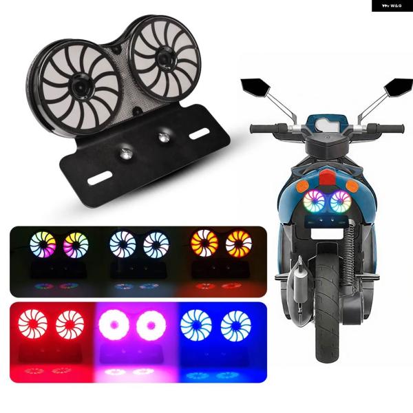 1ピース P2MAX カラフル バイク テール リア ストップ ウィンカーライト RGB ライト モーターライト用 カスタム パーツ アクセサリーHigh-concerned chemical:NoneCertification:ECESp...