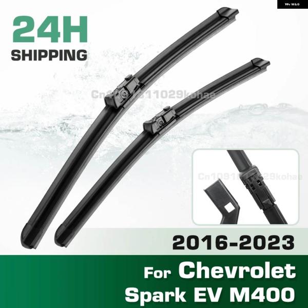 ワイパー LHDRHD フロント ワイパー ブレードセット シボレー スパーク EV M400 2016 - 2023 フロントガラス ウィンドウ 24インチ + 14インチ カスタム パーツ アクセサリーHigh-concerned ch...