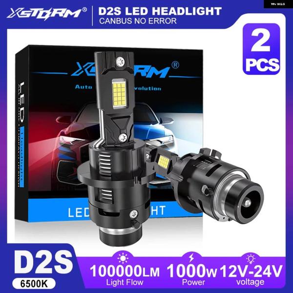 D2S D4S LED ヘッドライト CANBUS カー ヘッドライト バルブ D3S D1S LEDライト 高出力 1000W 100000LM ターボランプ 6000K プラグプレイ カスタム パーツ アクセサリーHigh-concer...