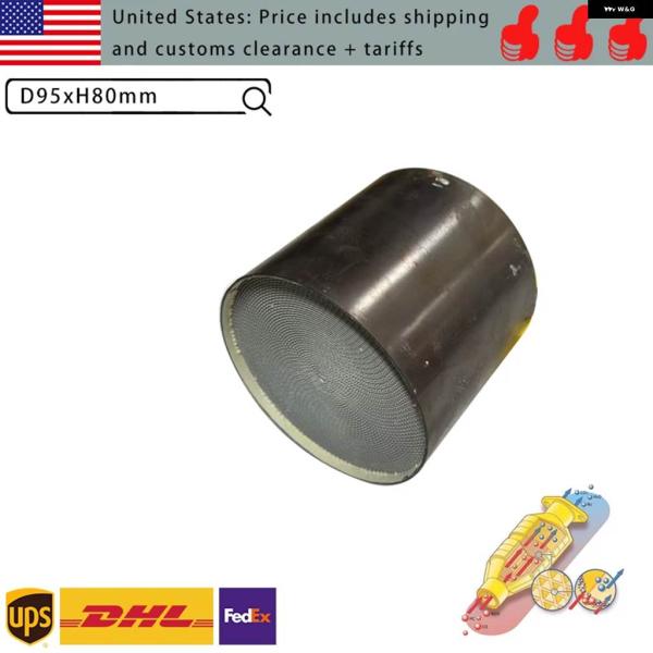 95X80MM EURO5排出ガス対応高フロー三元触媒コンバーター基質ガス排気 エンジン 用 カスタム パーツ アクセサリーHigh-concerned chemical:NoneMaterial:MetalOrigin:Mainland ...