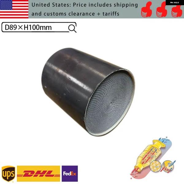 EURO 5 触媒コンバーター 89X100MM 基材 高フロー 300 400 500 CPSI ガソリン 車用 カスタム パーツ アクセサリーHigh-concerned chemical:NoneMaterial:MetalOrigi...