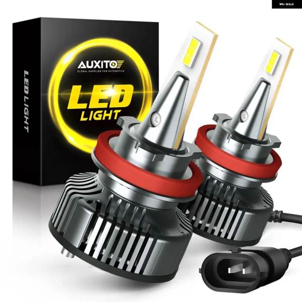 2個 H11 H8 H9 車用LED ヘッドライト 16000LM CANBUS H7 9006 HB4 9012 HIR2 ドライビング ヘッドライト バルブ H4 9005 HB3 ハイ/ロービーム カスタム パーツ アクセサリーHig...
