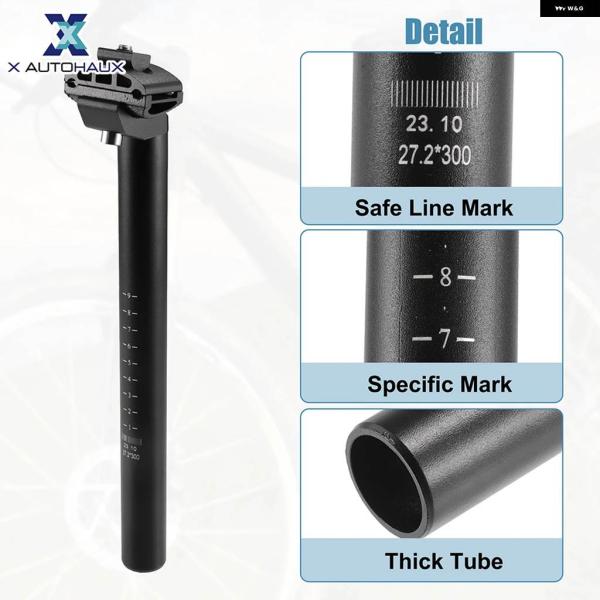 外径 25.4MM 27.2MM 28.6MM 30.4MM 30.8MM 31.6MM 自転車シートポスト 自転車シート チューブ マウント 長さ 300-450MM カスタム パーツ アクセサリーHigh-concerned chemi...