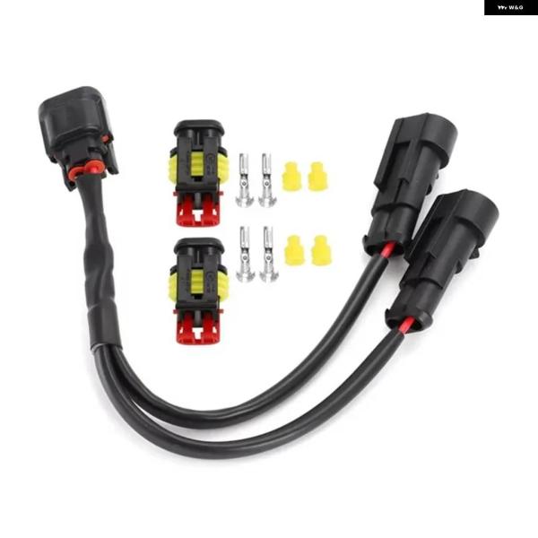 Y字スプリッター ケーブル コネクター電源コンセント ホンダ CRF250L CRF300L XL750 TRANSALP 2023年以降 CRF1000L CRF1100L AFRICA TWIN カスタム パーツ アクセサリーHigh-...