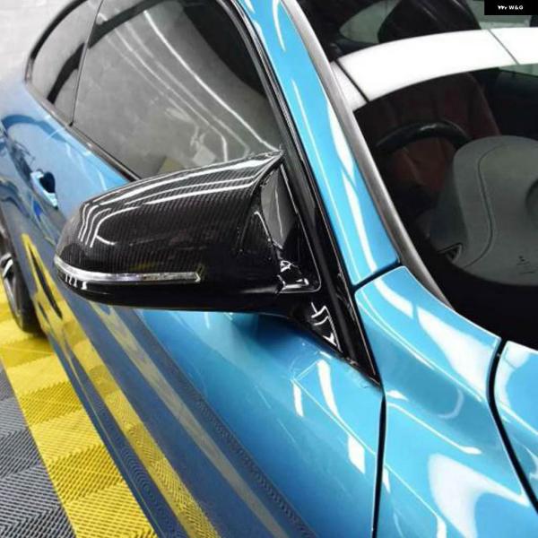 BMW 1 2 3 4シリーズ F20 F21 F22 F23 F30 F31 F32 F33 F34 F36 F87 X1 E84用 カーボン スタイル ドアミラー カバー キャップ カスタム パーツ アクセサリーHigh-concern...