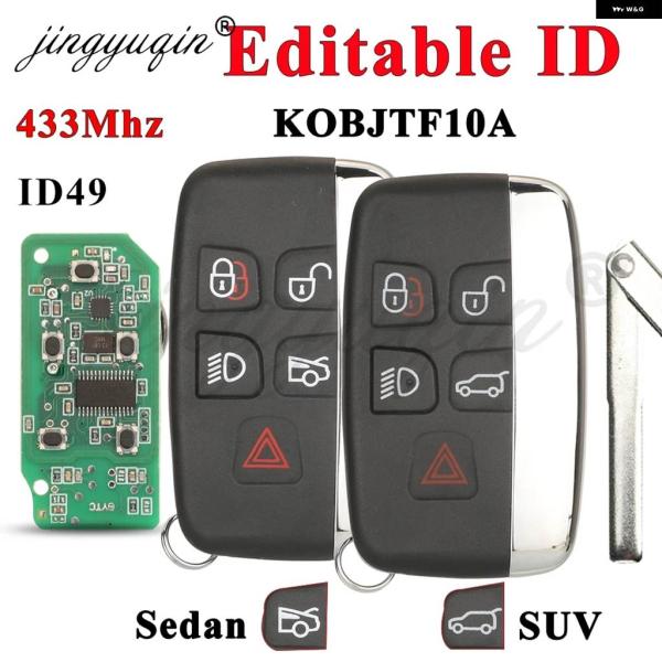 編集ID 433MHZリモートカーキー JAGUAR XJ XF XE F PACE LAND ROVER RANGE ROVER SPORT VOGUE EVOQUE VELAR KOBJTF10A カスタム パーツ アクセサリーHigh...