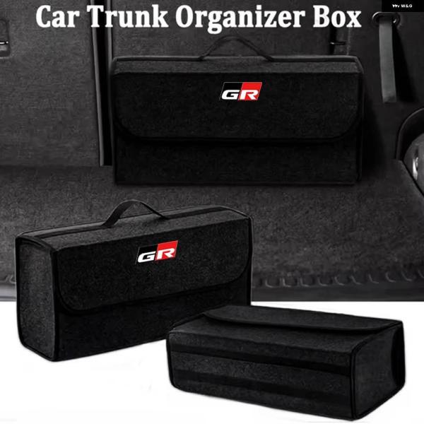 トランク 収納 バッグ フェルト製 収納 ボックス ツール オーガナイザー トヨタ カローラ ヤリス アイゴ プリウス CHR カムリ オーリス アベンシス カスタム パーツ アクセサリーHigh-concerned chemical:No...