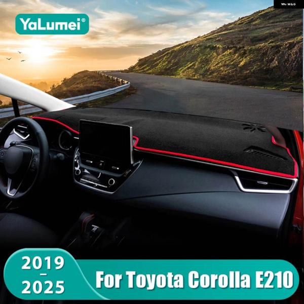 トヨタ カローラ E210 2019 - 25 E 210 ハイブリッドカー ダッシュボード サンカバー 滑り止めマット カスタム パーツ アクセサリーHigh-concerned chemical:NoneItem Weight:0.65...