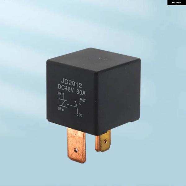 リレー スクエア ハウジング JD2912 5ピン/4ピン DC12V 24V 48V 80A 一方向ロックタイプ 車両電気 システム カスタム パーツ アクセサリーHigh-concerned chemical:NoneProduct T...