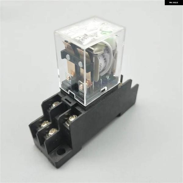 1個 LY2NJ HH62P HHC68A-2Z 電子マイクロミニ電磁リレー 10A 8ピンコイル DPDT ソケットベース DC12V/24V AC110V/AC220V カスタム パーツ アクセサリーEU LVD Voltage:Low...