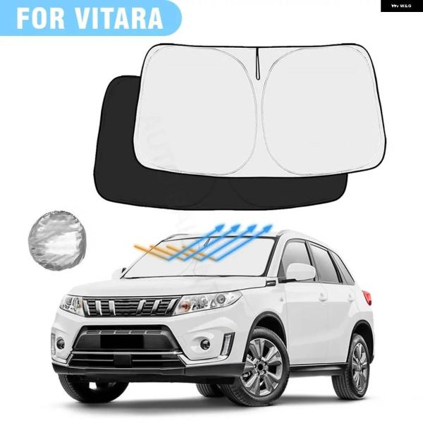 VITARA 2014 - 16-2024 車用 フロントガラス サンカバー フロントウィンドウサンバイザー 車内 UV カスタム パーツ アクセサリーProduct application scenarios:otherCraft of ...