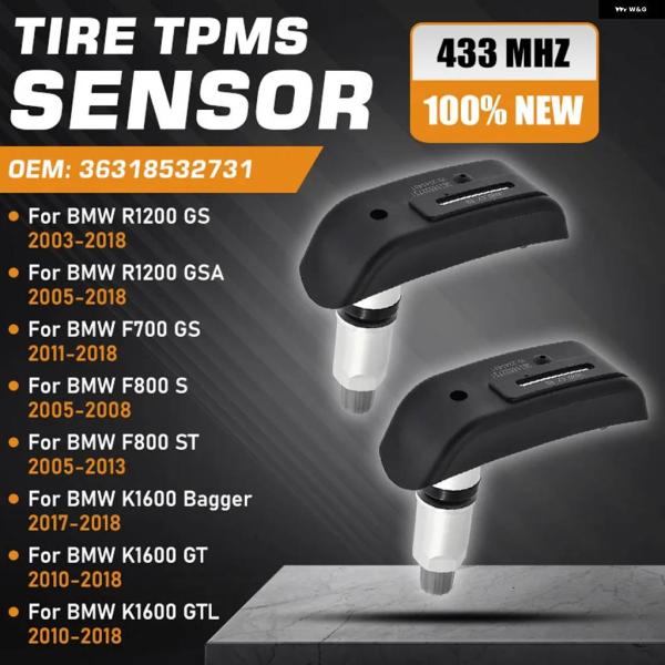 タイヤ エア圧 センサー BMW R1200GS R1200GSA BMW F800S F800ST BMW F700GS BMW K1600GT TPMS オートバイ 8532731 8532732 カスタム パーツ アクセサリーHigh...