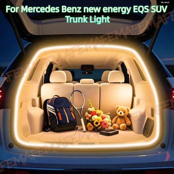 メルセデス ベンツ エナジー EQS SUV トランク ライトカスタムライト アンビエントライト ホワイト ウォームホワイト リア トランク LED ライトバー カスタム パーツ アクセサリーHigh-concerned chemical:...