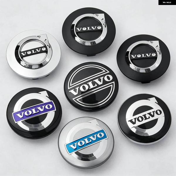 4個 64MM ホイールセンターキャップ VOLVO S40 S60 S80L XC60 XC90 V40 V50 V90 T6 - カーハブカバー カスタム パーツ アクセサリーHigh-concerned chemical:NoneBr...