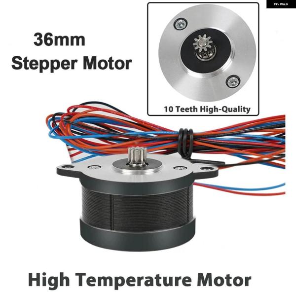 NEMA14 36MM 丸型パンケーキモーター 36STH20-1004HG 4 リードステッピングモーター オービター/シェルパ ミニエクストルーダー VORON 2.4 ENDER 3 CR10 パーツ カスタム パーツ アクセサリーH...