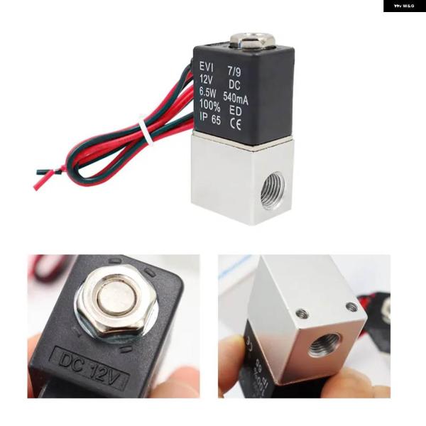 DC 12V 24V 110V 220V 電磁弁 1/4インチ 1/8インチ 2 ウェイ ノーマルクローズ 直動式ニュー バルブ 水 エア ガス ホット カスタム パーツ アクセサリーHigh-concerned chemical:None...