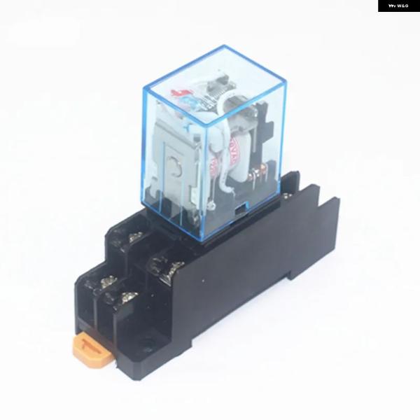 1セット MY2P HH52P MY2NJ リレーコイル DPDT ミニ電磁リレースイッチ ソケットベース LED AC 110V 220V DC 12V 24V カスタム パーツ アクセサリーEU LVD Voltage:Low volt...