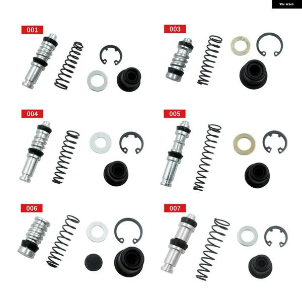 11/12.7/13.8/14MM オートバイ クラッチ ブレーキ ポンプ セット ピストン プランジャー リペアキット マスター シリンダー ピストン リグ リペア カスタム パーツ アクセサリーHigh-concerned chemic...