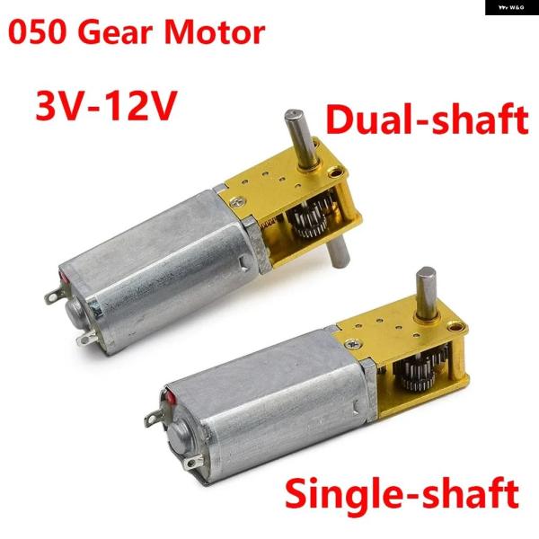 MINI 050 ウォームギアモーター DC3V/6V/12V 低速 高トルク L型ギア ボックス 90度垂直シャフト マイクロギアモーター カスタム パーツ アクセサリーHigh-concerned chemical:NoneTorque...