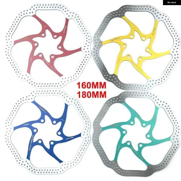 自転車用ディスクブレーキローター刻印放熱設計160/180MM 赤/黄/青/緑 自転車パーツ カスタム パーツ アクセサリーHigh-concerned chemical:NoneBrand Name:TOOPREOrigin:Mainla...