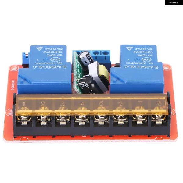 AC100V-250V 30A 高出力 2チャンネルリレー DC5V 高/低レベルトリガースイッチ モジュール カスタム パーツ アクセサリーHigh-concerned chemical:NonePower Source:AcModel ...
