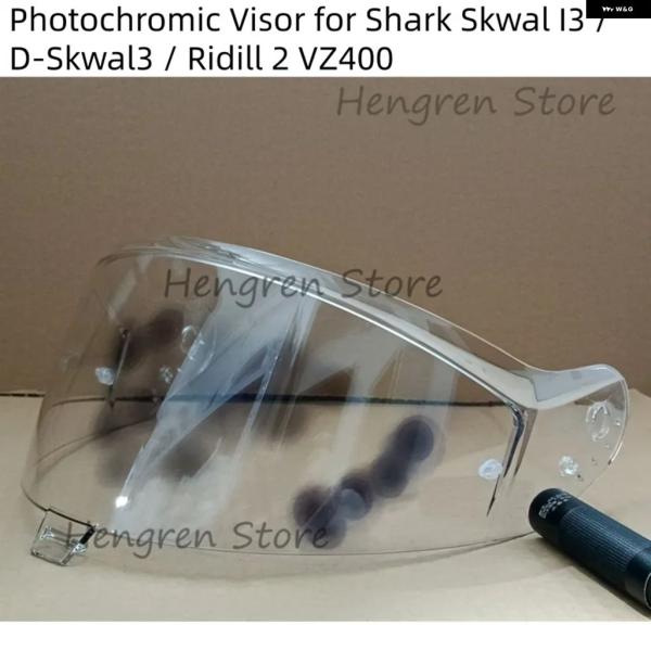 調光バイザー シャーク SKWAL I3 D-SKWAL3 D SKWAL 3 RIDILL 2 VZ400 レンズ シールド ガラス ウインドシールド オートバイ モト カスタム パーツ アクセサリーHigh-concerned chem...