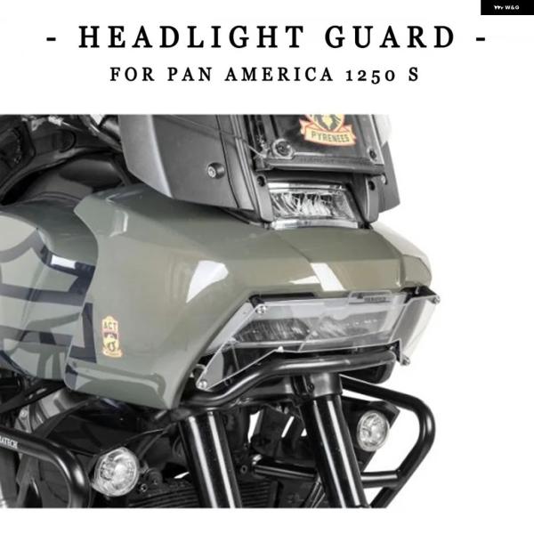 2021 PAN AMERICA 1250 S PA1250 S PANAMERICA1250 2021 2020 オートバイ ヘッドライト ガード プロテクター ライト グリル カバー カスタム パーツ アクセサリーProtective ...