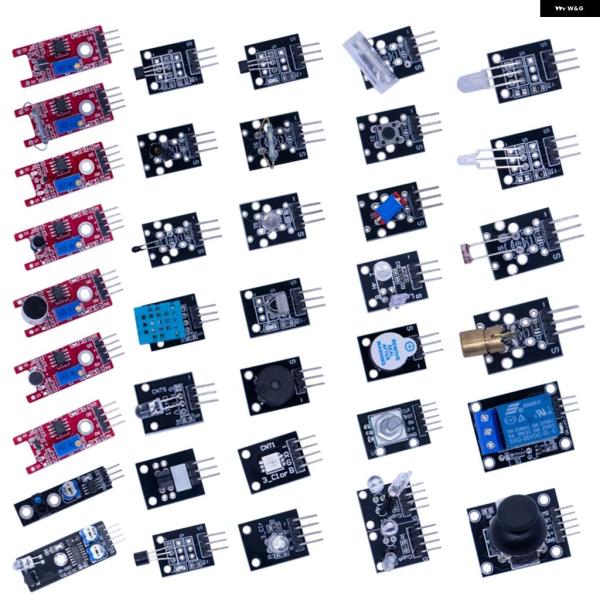 45IN1センサー モジュール スターターキット は37IN1センサーキット 37IN1センサーキット UNO R3MEGA2560ARDUINOも優れて カスタム パーツ アクセサリーHigh-concerned chemical:Non...