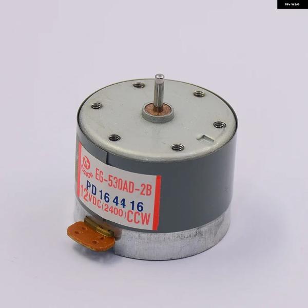 EG-530AD-2B 反時計回りモーター DC 12V 2400RPM 35MM 丸型スピンドル エンジン キャプスタン テープデッキ オーディオ レコーダー プレーヤー カスタム パーツ アクセサリーHigh-concerned che...