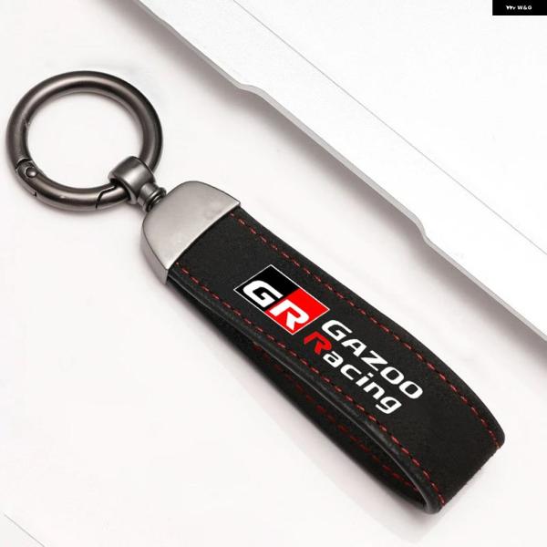 レザーカーリング キー ホルダー キーリング トヨタ GR ガズーレーシング トヨタ ヤリス ハイラックス カローラ プリウス カスタム パーツ アクセサリーHigh-concerned chemical:NoneOrigin:Mainla...