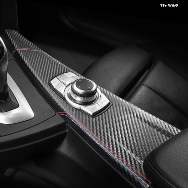 車用マルチメディア パネル トリム BMW 3 GTシリーズ F30 F34 F33 F36 2013-2016 2017 2018 カーボン ステッカー インテリア アクセサリー カスタム パーツ アクセサリーHign-concerned...