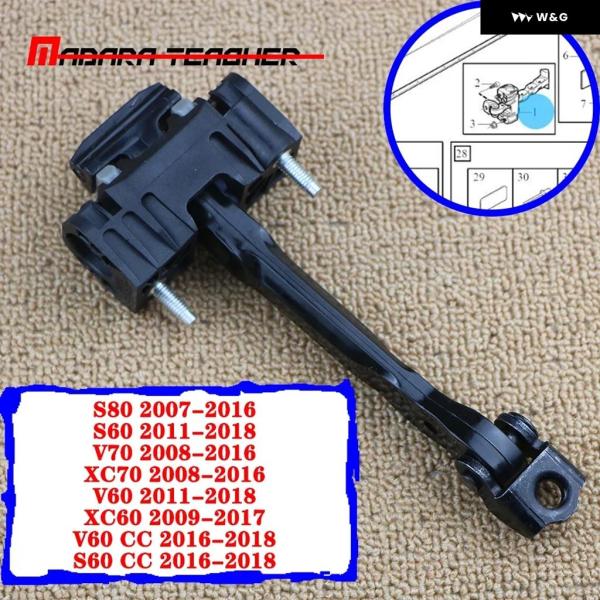 31298467 ドアヒンジ保持バンドドアステードア SUPPORTO PORTIERA CINTURINO リア FERMO POSTERIORE ボルボ XC60 V60 S60 S80 カスタム パーツ アクセサリーHign-conc...