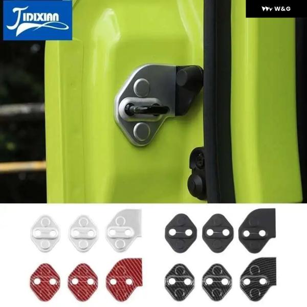 車用 ステッカー スズキ ジムニー JB74 車用ドアロック 装飾 カバー スズキ ジムニー 2019-23 アクセサリー カスタム パーツ アクセサリーHign-concerned Chemical:NoneCategory:3DType...