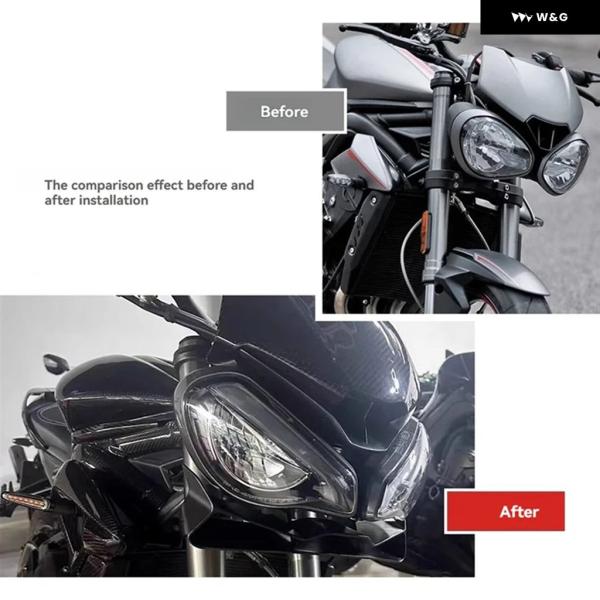 ストリートトリプル765 RS オートバイ バイク フロントリップ固定翼 フェアリング スポイラー キット ストリートトリプル765 RS カスタム パーツ アクセサリーHign-concerned Chemical:NoneOrigin:...