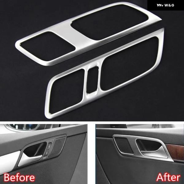 ステンレス 車内 ドアハンドル フレーム トリム スタイリング ステッカー フォルクスワーゲン シャラン 2013-16 カスタム パーツ アクセサリーItem Height:0inchItem Width:0inchItem Length...