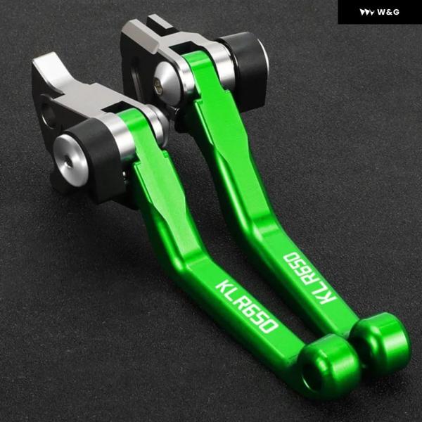 ダート オートバイ バイク カワサキ KLR650 2008-18 ピボット 折りたたみ 式ハンドル ブレーキクラッチ レバー カスタム パーツ アクセサリーHign-concerned Chemical:NoneYear:2008 200...