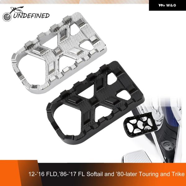 ブレーキペダル パッド カバー CNCアルミ 大型 パッド HALREY ツーリング ロードキング トライグライド FLHX 1980-2022 ダイナ FLD ソフテイル スリム ファットボーイ カスタム パーツ アクセサリーHign-c...