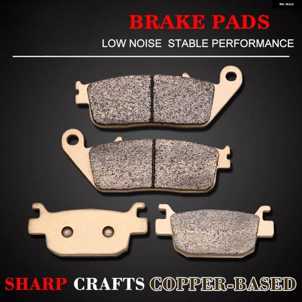 ホンダ NSS125 FORZA 15-18 SH125I SH150I 2ピストン キャリパー 14-18 SH300I ABS 2016-2018 前後 金属ブレーキ パッド カスタム パーツ アクセサリーHigh-concerned ...