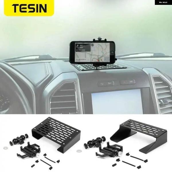 カー ダッシュボード センター コンソール 多機能拡張電話 ホルダー IPAD スタンド GPS マウント ブラケット フォード F150 2015-2020向け カスタム パーツ アクセサリーHigh-concerned chemical...